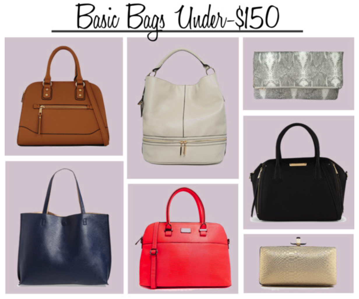 Seven Basic Bags Under-$150 | Capitol Hill Style